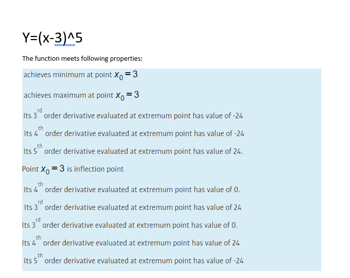 Solved Yx 35 The Function Meets Following Properties 2993