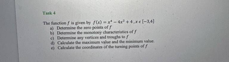 Task 4\\nThe function f is given by | Chegg.com