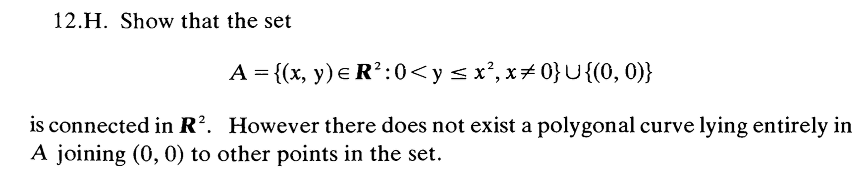 Solved Show That The Set A { X ﻿y Er 2 0
