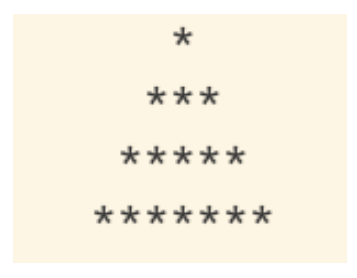 Solved JAVA: Print the following Christmas tree. You should | Chegg.com
