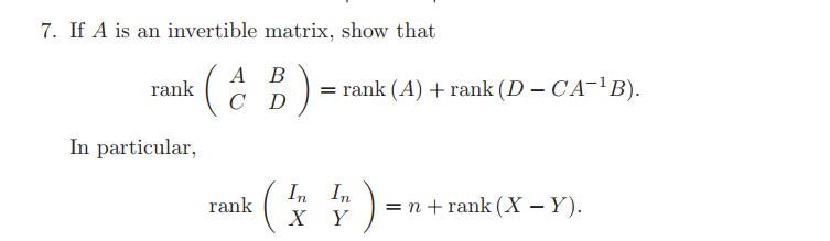 Solved 7. If A is an invertible matrix, show that | Chegg.com