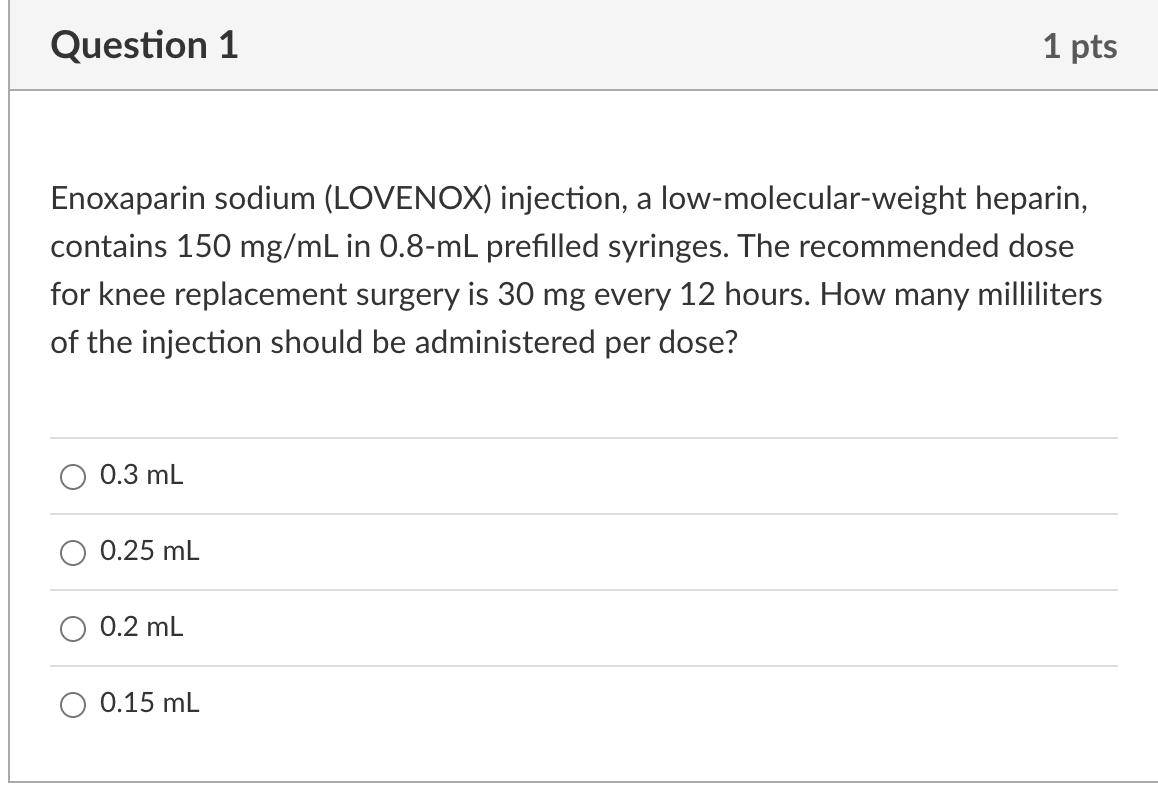 Lovenox Injection Sites
