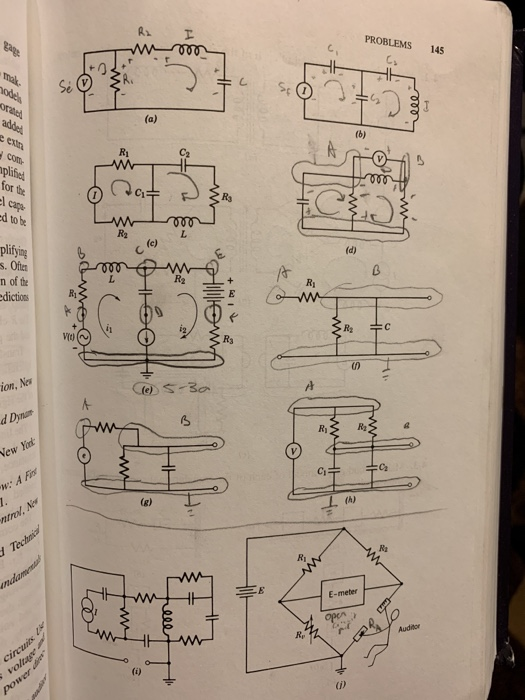Solved 4-1. Make a bond graph model for each of the | Chegg.com
