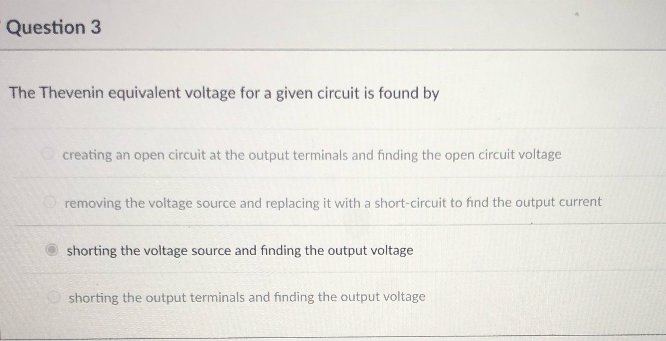 Solved Thevenin's theorem converts a circuit to an | Chegg.com