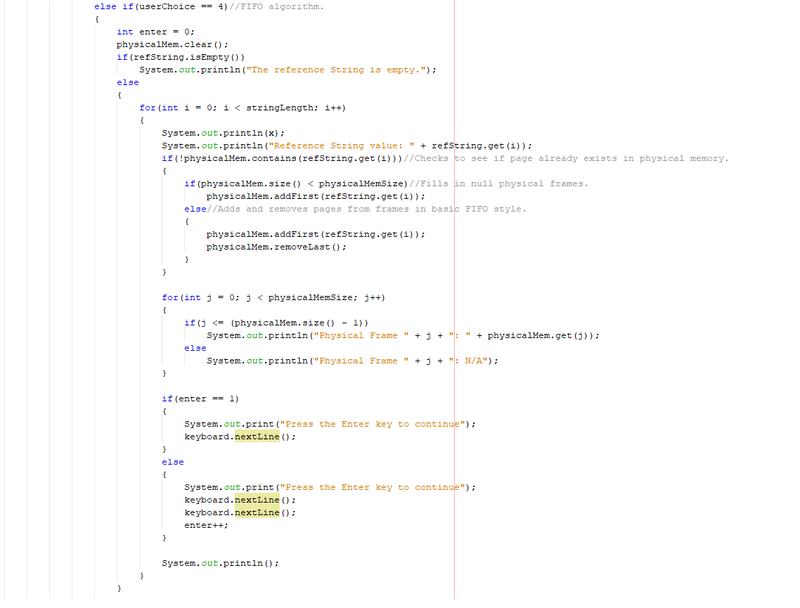 How would I implement the "LFU Algorithm" in my code? | Chegg.com