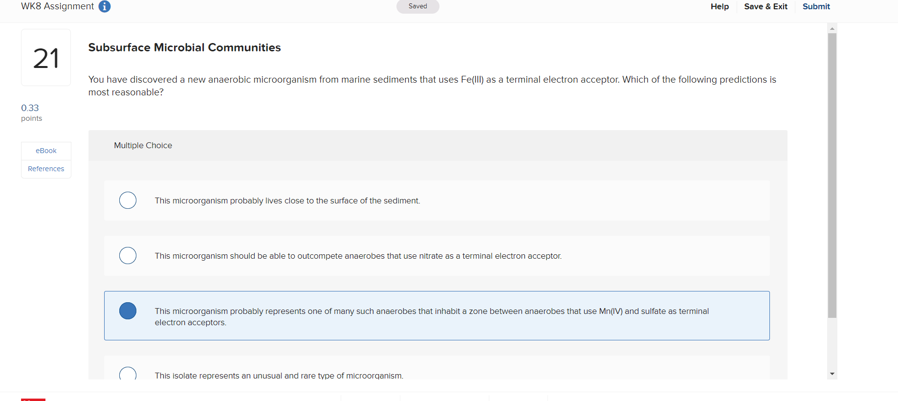 Solved Subsurface Microbial Communities You Have Discovered