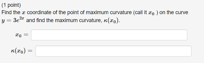 Solved Find the x coordinate of the point of maximum | Chegg.com