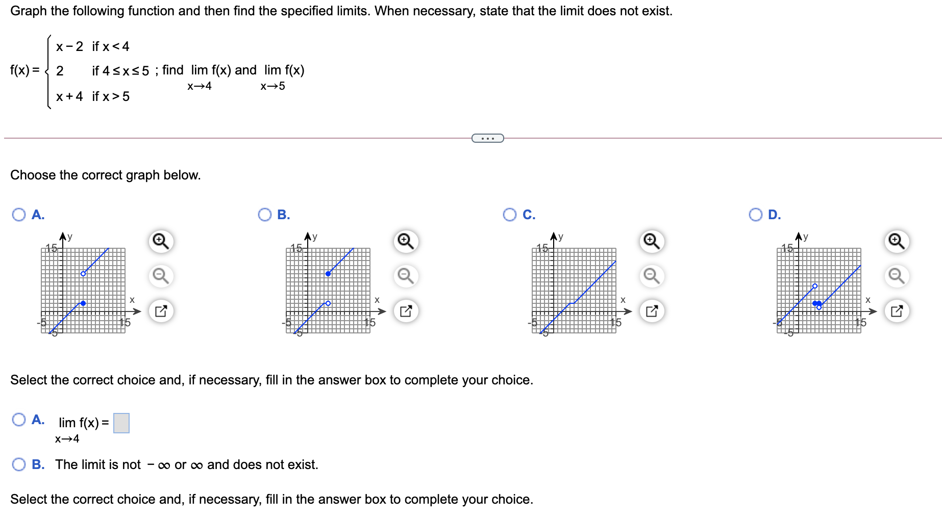 Solved Graph the following function and then find the | Chegg.com