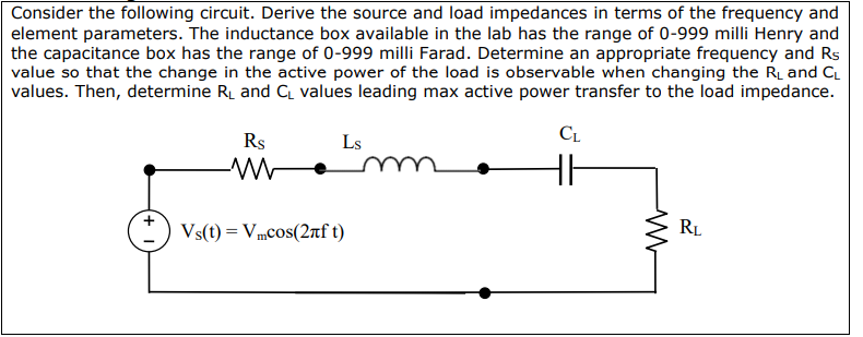 Solved Consider the following circuit. Derive the source and | Chegg.com