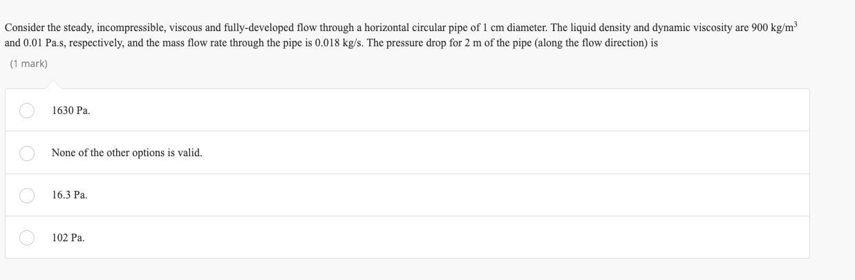 Solved Consider the steady, incompressible, viscous and | Chegg.com