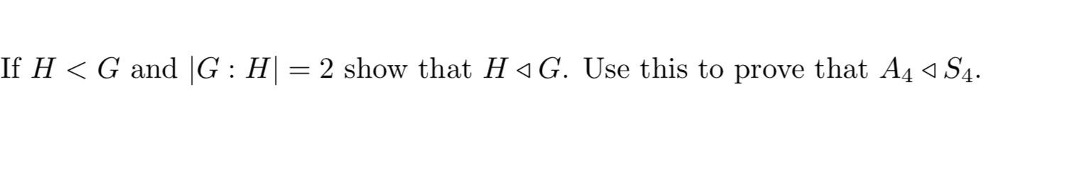 Solved If H