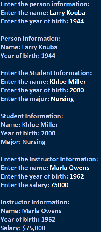 Solved In Python: When prompting the user you must always | Chegg.com