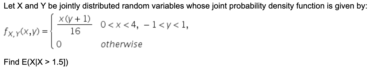 Solved Let X and Y be jointly distributed random variables | Chegg.com
