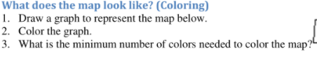 Solved What does the map look like? (Coloring) 1. Draw a | Chegg.com