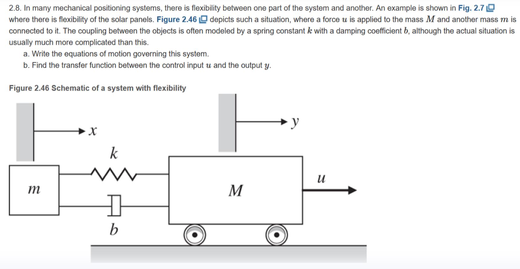 Solved 2.8. In many mechanical positioning systems, there is | Chegg.com