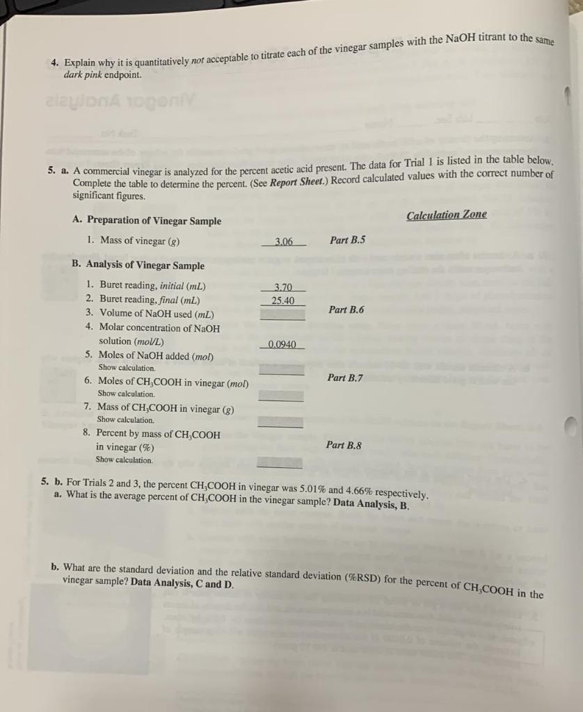 Solved 4. Explain why it is quantitatively not acceptable to | Chegg.com