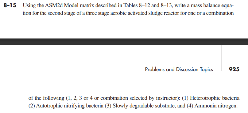 3-15 Using the ASM2d Model matrix described in Tables | Chegg.com