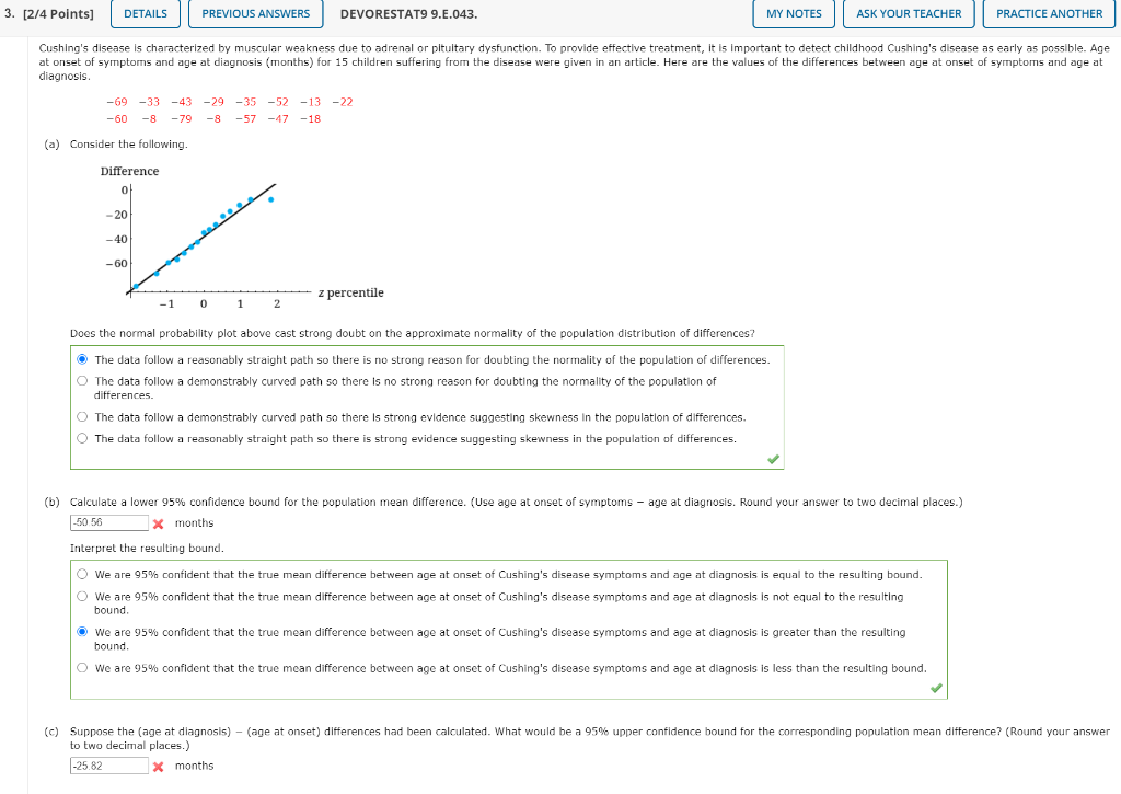 Solved 3. [2/4 Points] DETAILS PREVIOUS ANSWERS DEVORESTAT9 | Chegg.com