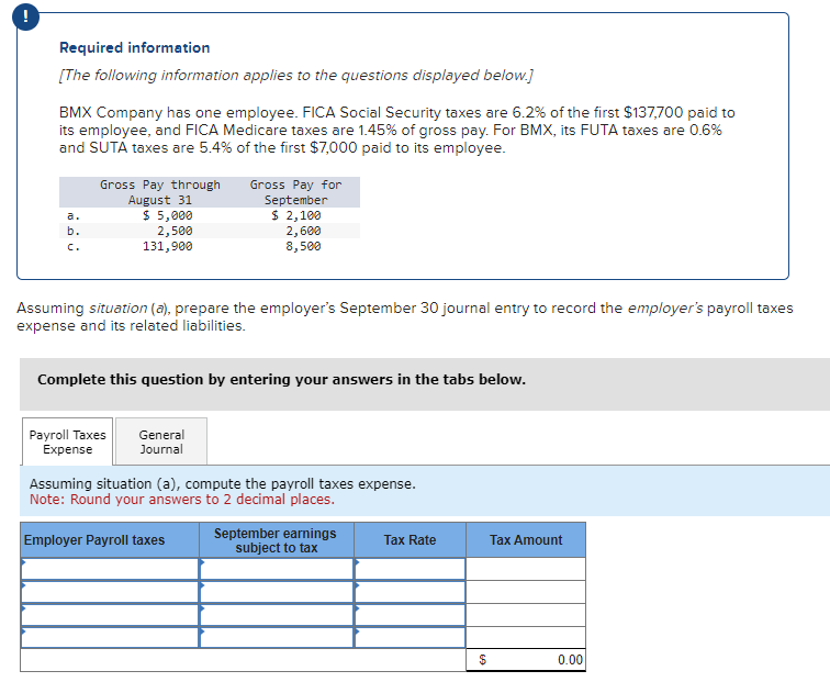 Solved Prepare the employer's September 30 journal entry to | Chegg.com