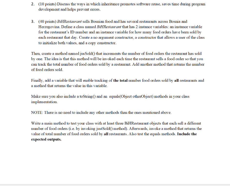Solved 1) Consider the following code: Person person1 = new | Chegg.com