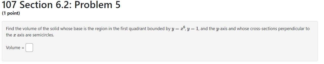 Solved Find the volume of the solid whose base is the region | Chegg.com