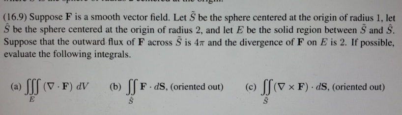 Solved (16.9) Suppose F is a smooth vector field. Let S be | Chegg.com