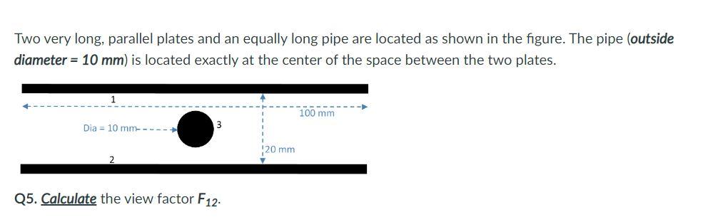 Solved Two very long, parallel plates and an equally long | Chegg.com