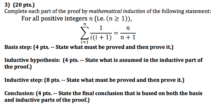 Solved 3) (20 pts.) Complete each part of the proof by | Chegg.com