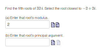Solved Find the fifth roots of 32 i. Select the root closest | Chegg.com