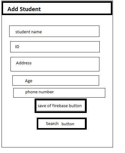 Solved Create an Android App that can save information of a | Chegg.com