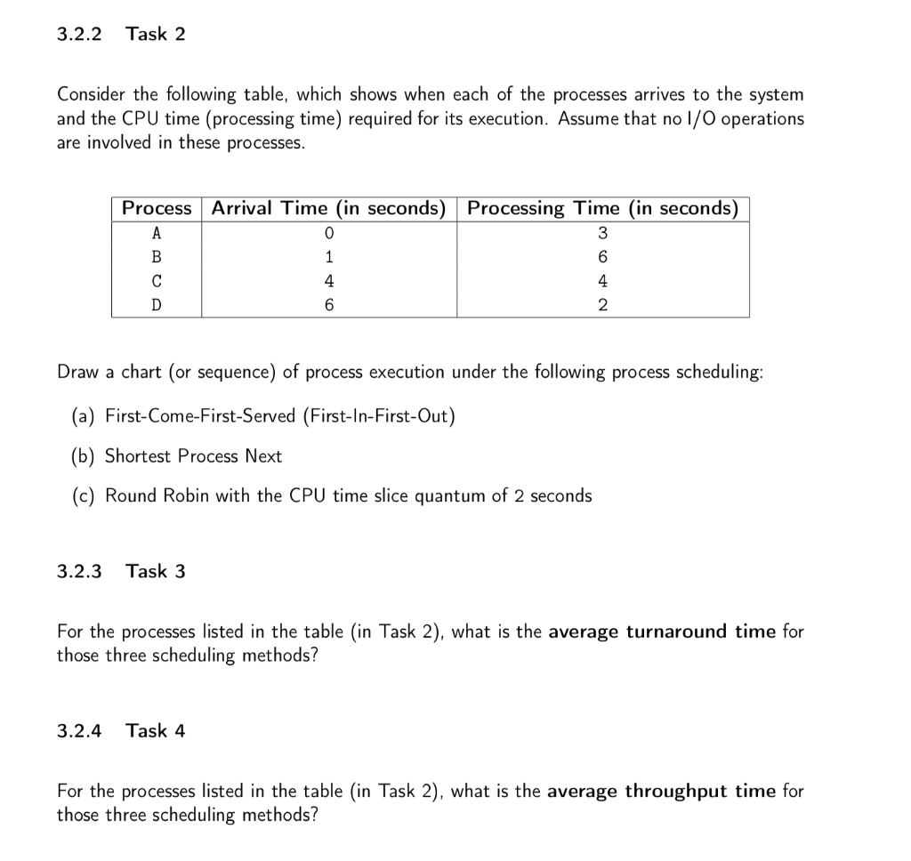 Solved 3.2.2 Task 2 Consider the following table, which | Chegg.com