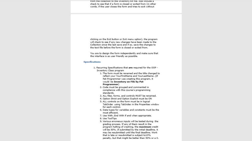 CS2453: Visual Basic VB10: Cash Register Objectives | Chegg.com