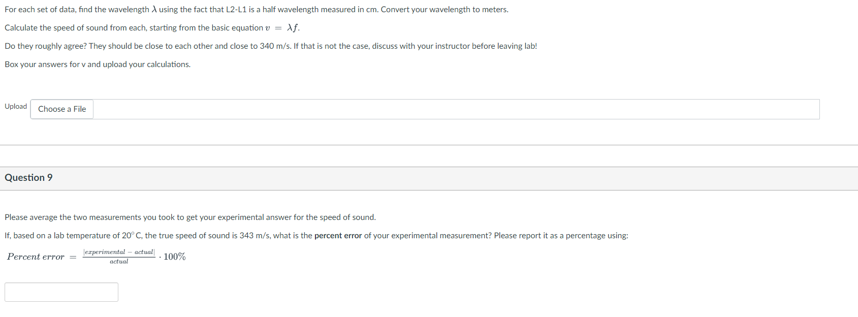 Solved For each set of data, find the wavelength λ using the | Chegg.com