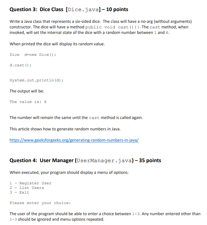 Solved Java Numeric Answers Should Look Like 3 14 And Not