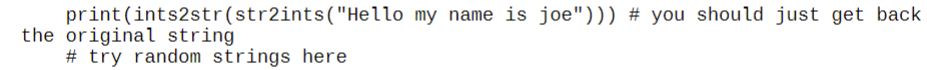 Solved PYTHON PLS Problem A, pt. 1: Strings to ints Write | Chegg.com
