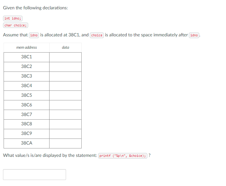 Assume that the variable is assigned a value 8888 , | Chegg.com