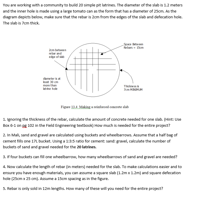 Solved You are working with a community to build 20 simple | Chegg.com