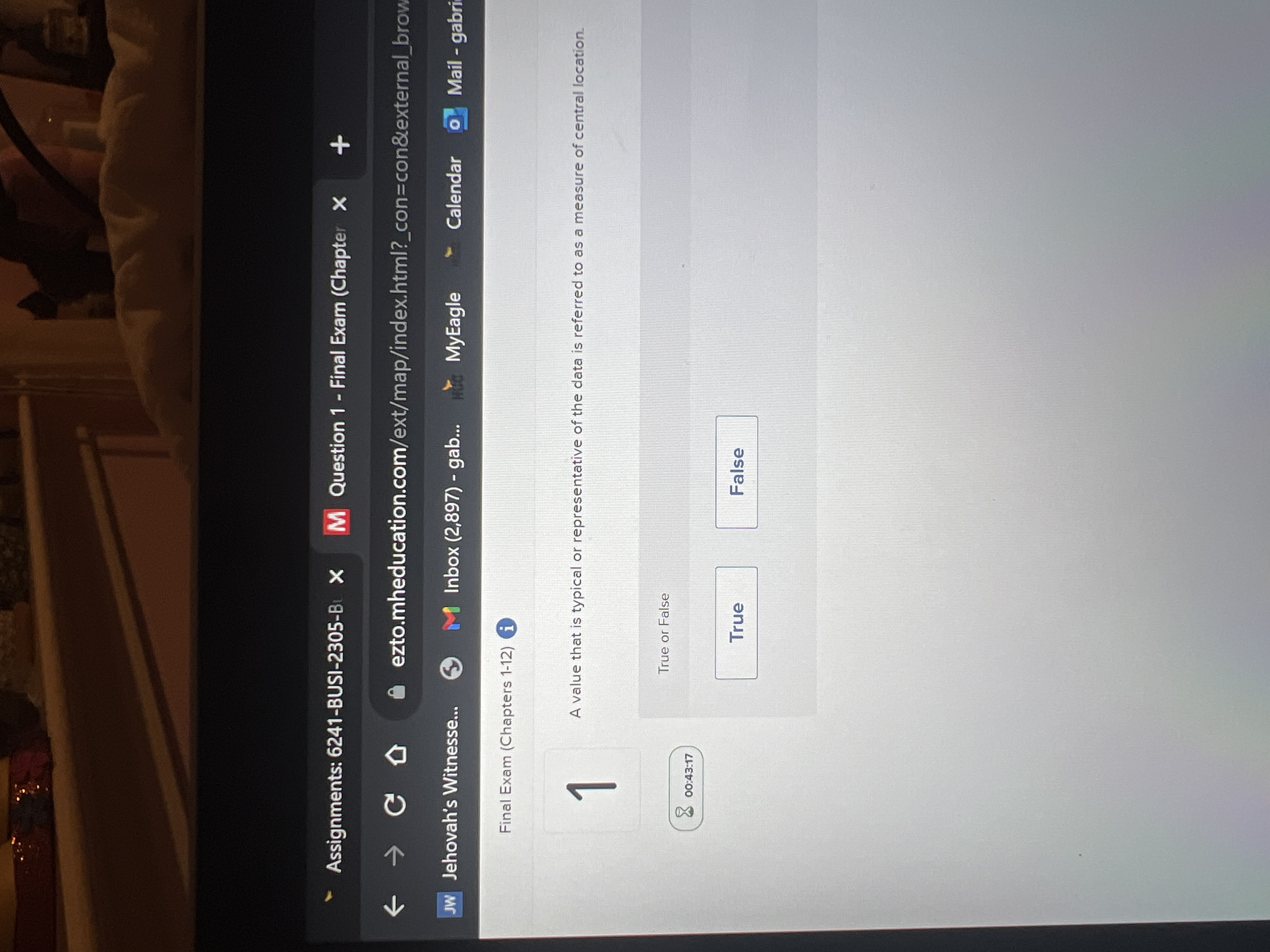 Solved Final Exam (Chapters 1-12) ﻿i1 ﻿A value that is | Chegg.com