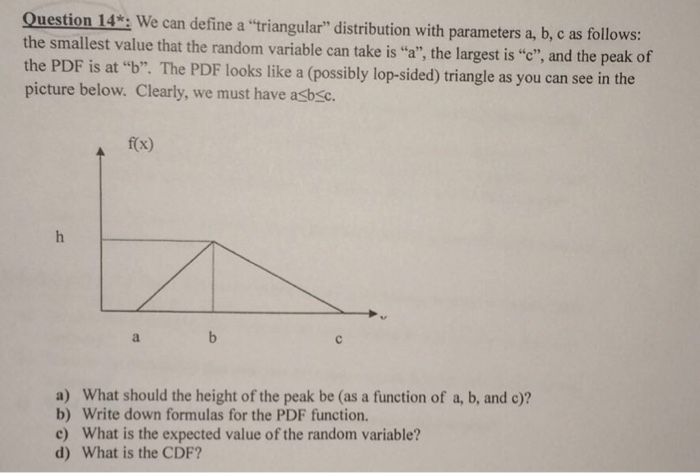 Solved Question 14: We can define a "triangular" | Chegg.com