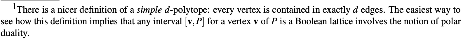 a a Recall the definition of a simplicial polytope P: | Chegg.com