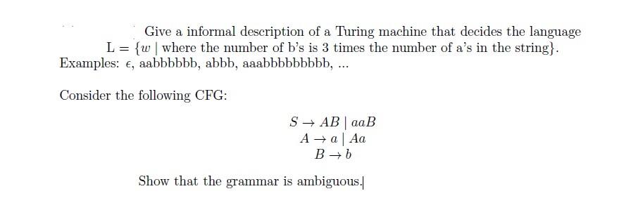 Solved Automata theory: a) Give a informal description of a | Chegg.com