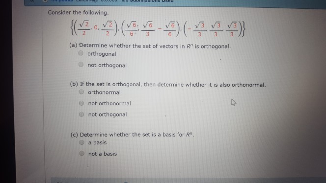 Solved Consider the following. 6 3 (a) Determine whether the | Chegg.com