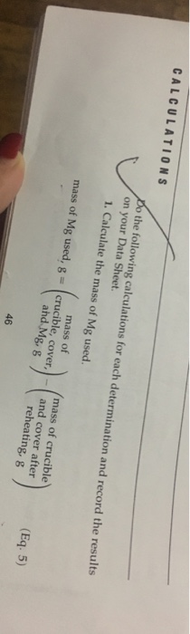 Solved Do the following calculations for each determination | Chegg.com
