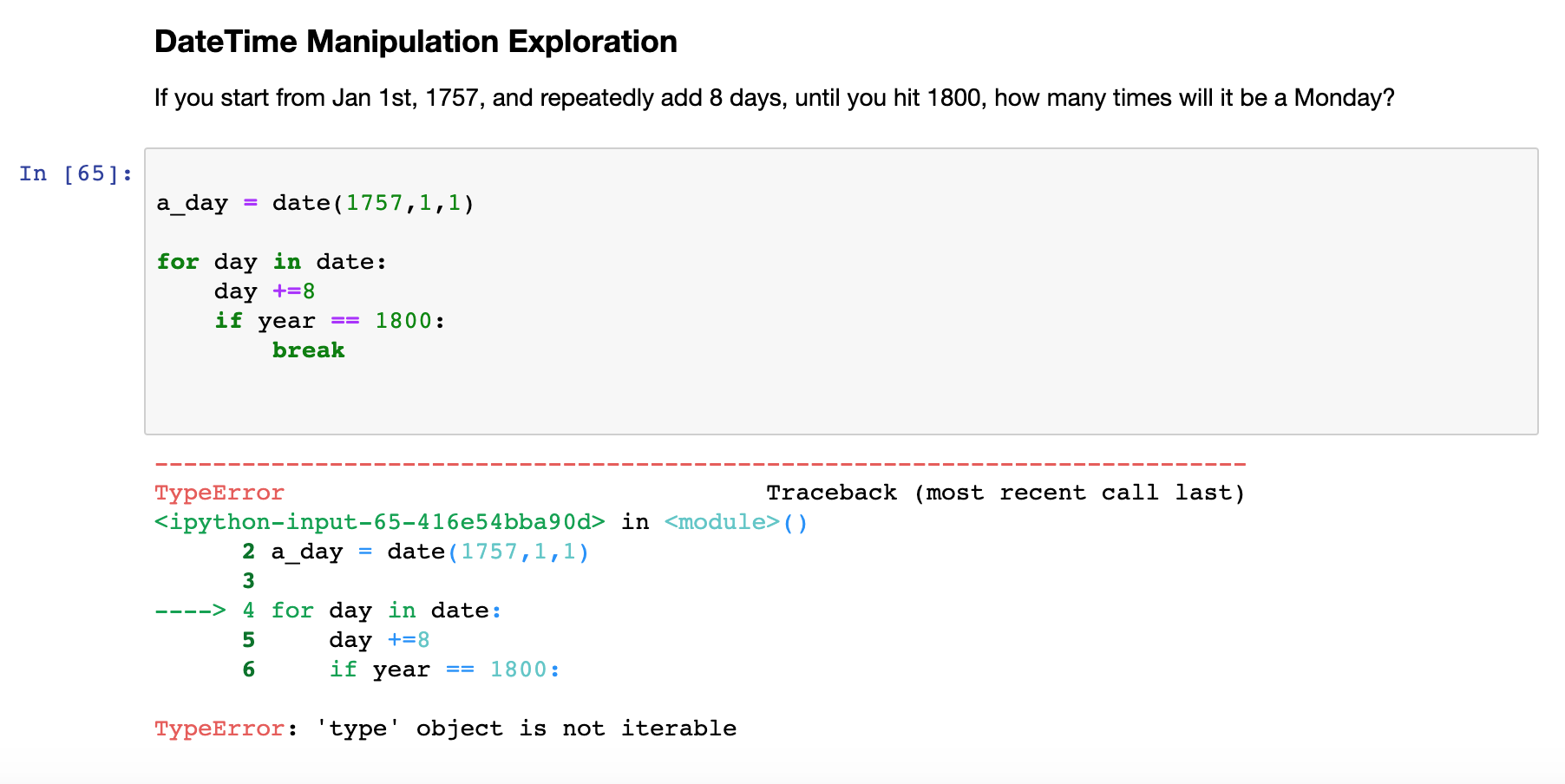 Solved Date Time Manipulation Exploration If you start from | Chegg.com