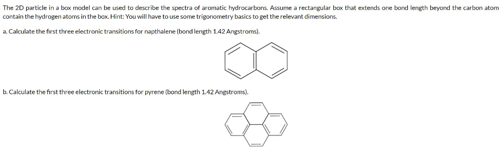 Solved The 2D particle in a box model can be used to | Chegg.com