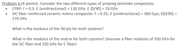 Problem A (4 points). Consider the two different | Chegg.com
