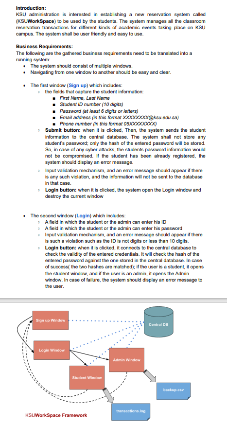 Solved Introduction: KSU administration is interested in | Chegg.com