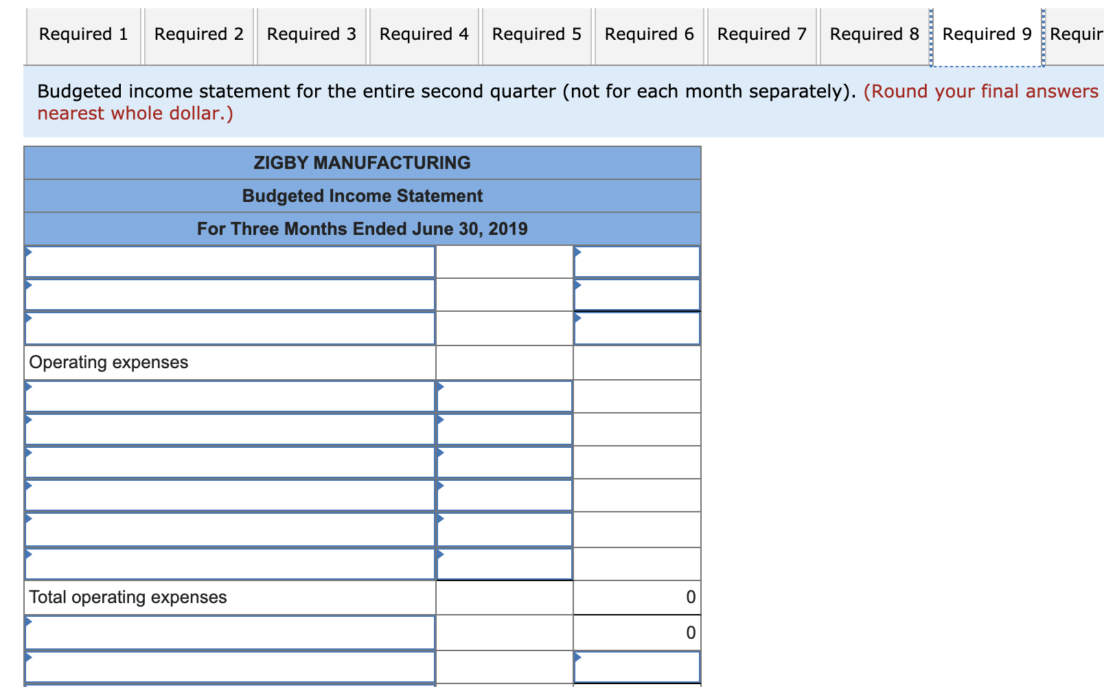 Solved Cash budget. (Negative balances and Loan repayment | Chegg.com