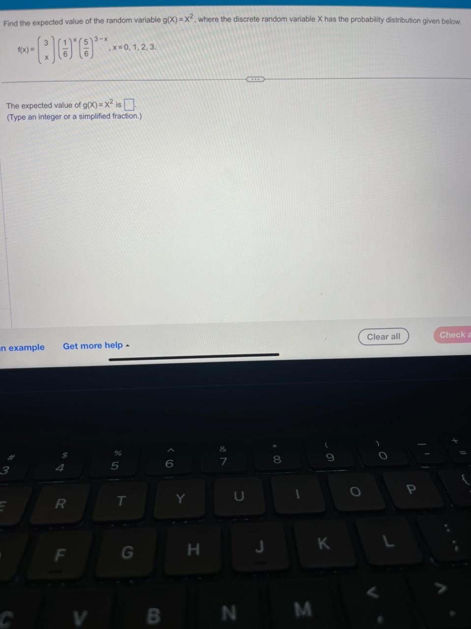 Solved Find the expected value of the random variable | Chegg.com