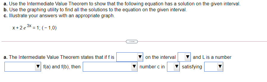 Solved a. Use the Intermediate Value Theorem to show that | Chegg.com